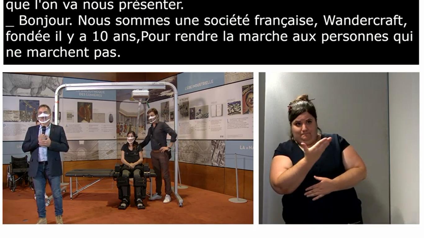 Wandercraft : démonstration d’un exosquelette – Cncph